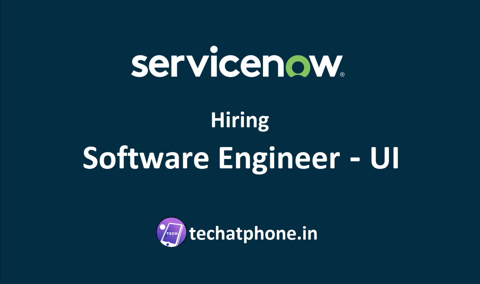 Servicenow Hiring Software Engineer Ui New Graduates Freshers And Experienced Ctc 25 Lpa 
